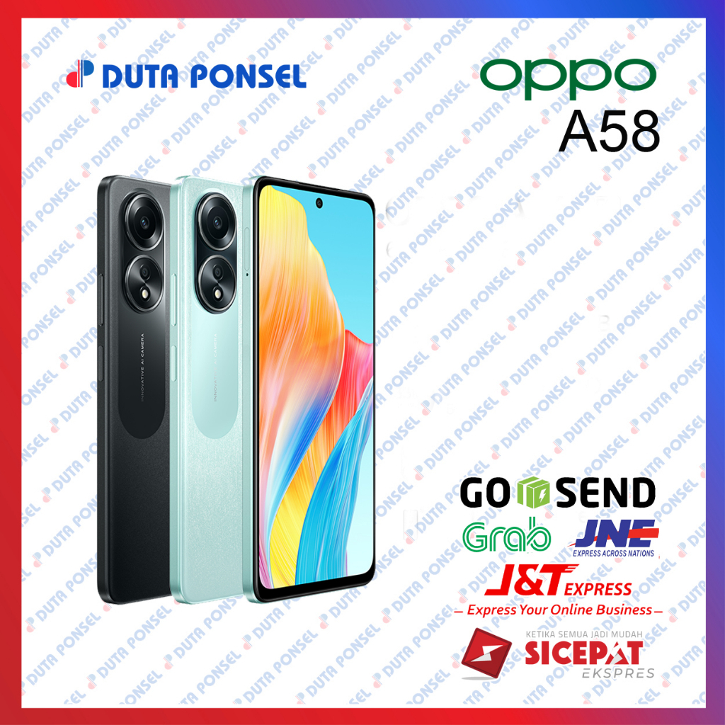 Jual Oppo A58 RAM 8/128 GB Garansi Resmi | Shopee Indonesia