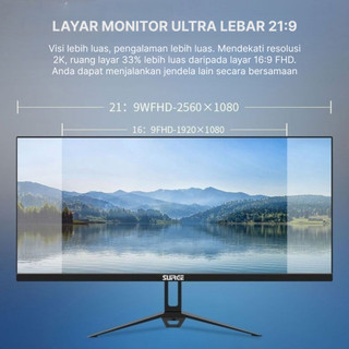 Jual SUIRGE Monitor 29 inch 100Hz High Refresh Rate 2K QHD IPS Panel ...