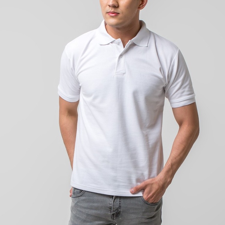 Jual KAOS KERAH POLOS POLO SHIRT SERAGAM PRIA WANITA LIST & POLOS M L ...