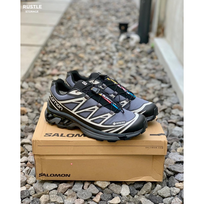 Jual Salomon XT-6 Gore-Tex in Black/Ebony/Lunar Rock | Shopee Indonesia
