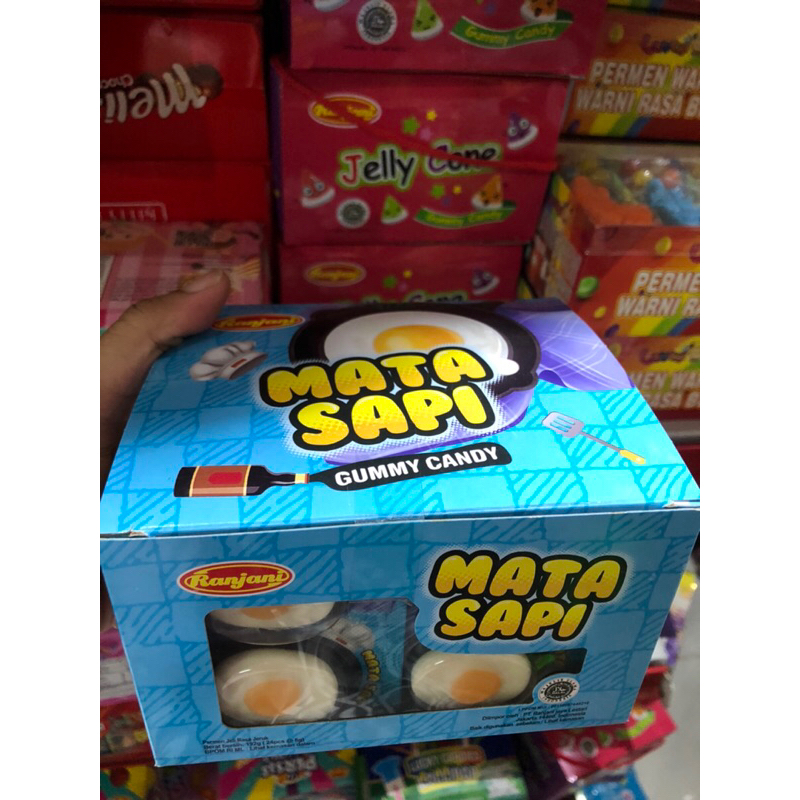 Jual PERMEN GUMMY TELUR MATA SAPI 24pcs | Shopee Indonesia