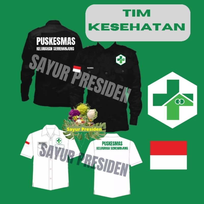 Jual kemeja puskesmas seragam puskesmas baju puskesmas PDH puskesmas ...