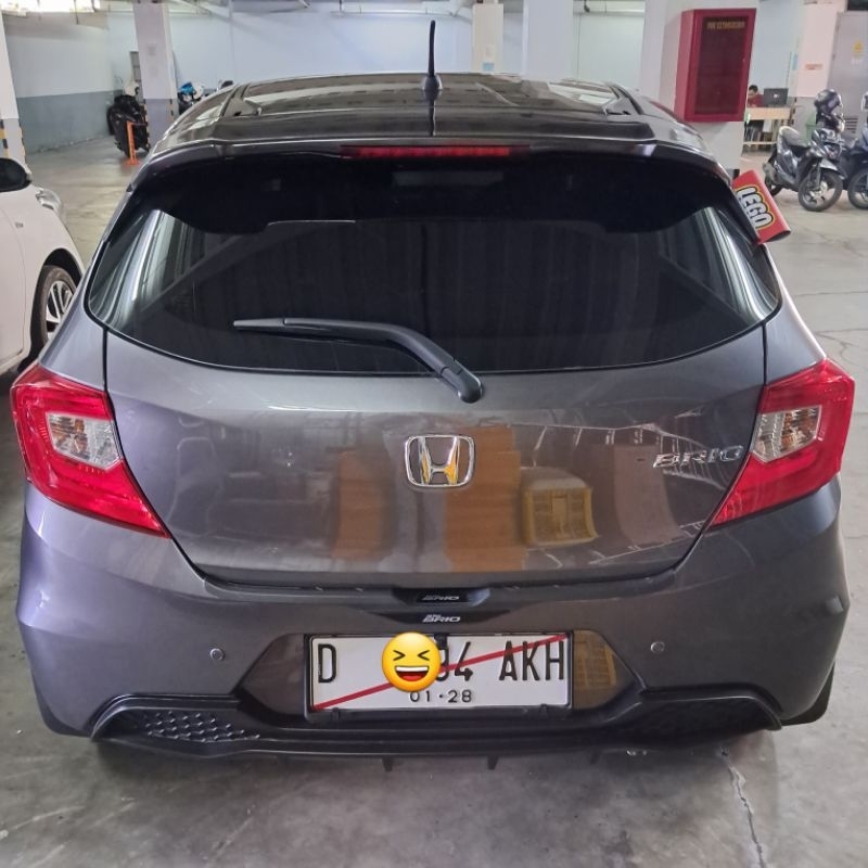 Jual sticker jdm plat no jepang motor mobil list merah honda brio jazz ...