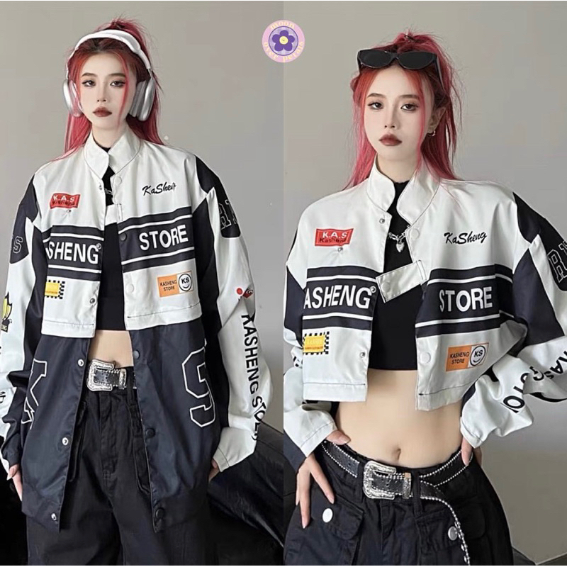 Jual [READY STOCK] UNCROPPED RACING JACKET oversized unisex copot ...
