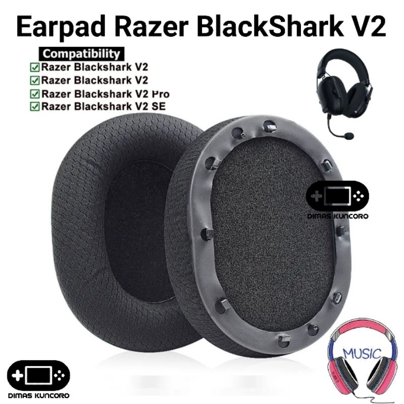 Jual Earpad Razer BlackShark V2 busa ear pro special edition memory ...