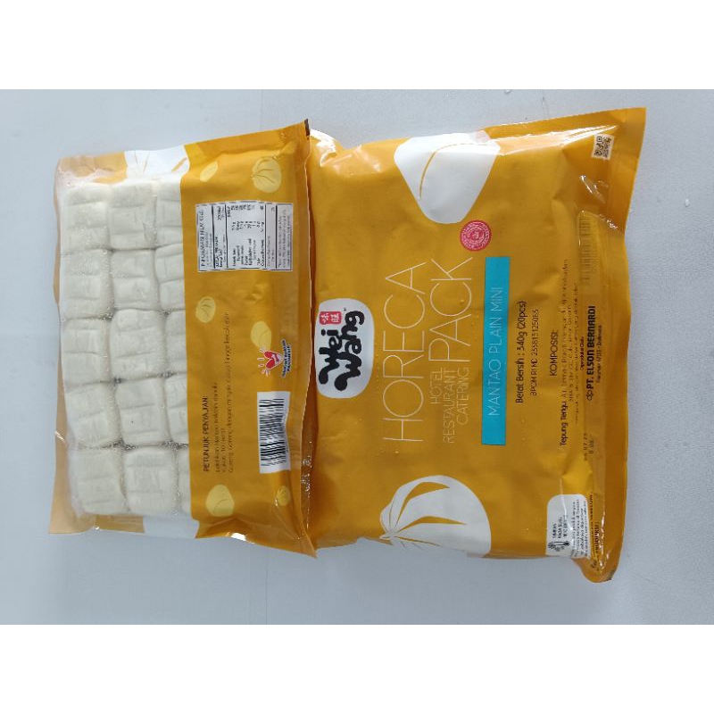 Jual MANTAO PLAN MINI 34OGR ISI 20PC Dimsum WEI WANG | Shopee Indonesia