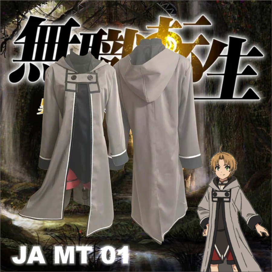 Jual Coat Anime Mushoku Tensei Rudeus Greyrat Semi Cosplay Jubah JA MT ...