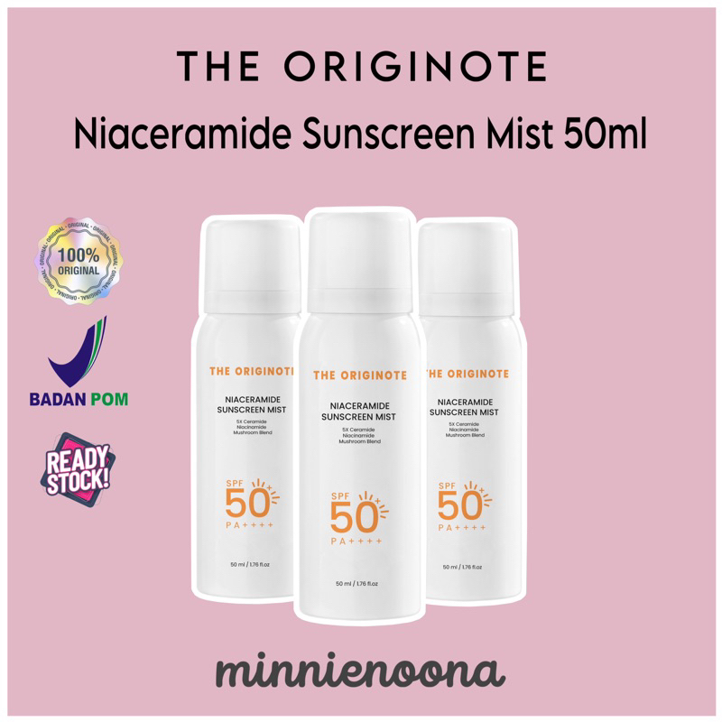 Jual The Originote Niaceramide Sunscreen Mist SPF 50 PA++++ | Shopee ...