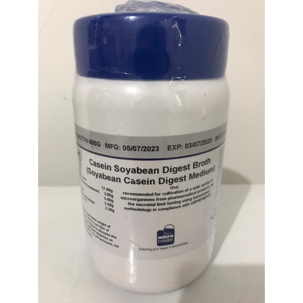 Jual Soyabean Casein Digest Medium/ Tryptone Soya Broth 500g | Shopee ...