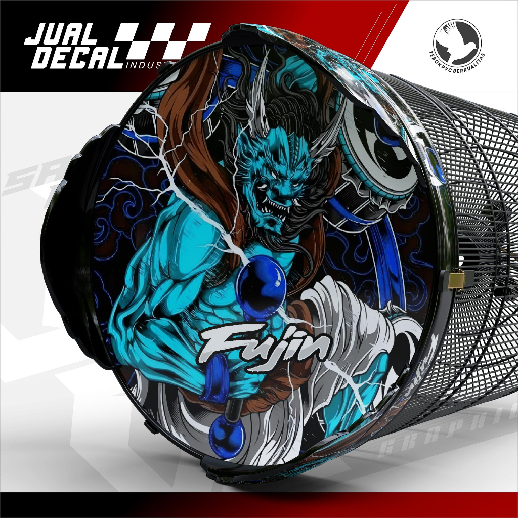 Jual Stiker Tebok Murai FUJIN Samurai 02 Variasi Decal Sangkar Burung ...
