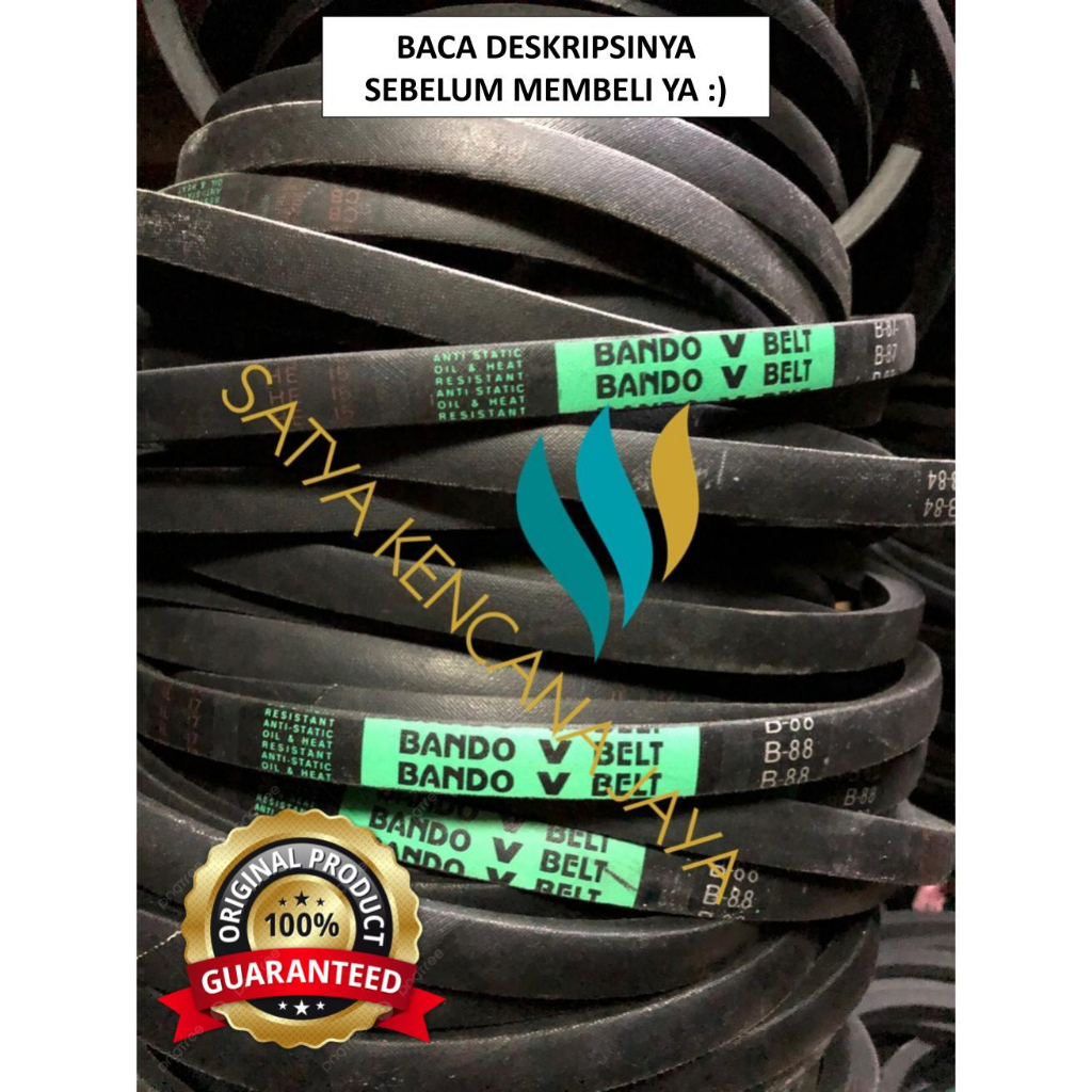 Jual [COD] V-BELT TALI KIPAS B81 B82 B83 B84 B85 B86 B87 B88 B89 B90 BANDO/MITSUBOSHI FAN BELT V ...