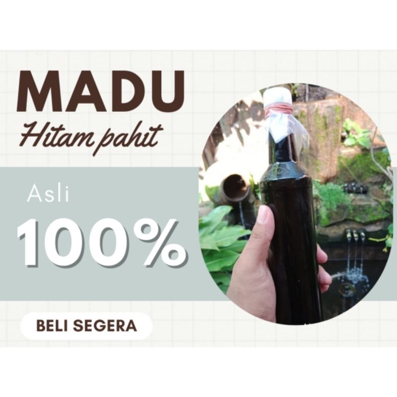 Jual Madu pahit hitam banyak manfaat | Shopee Indonesia