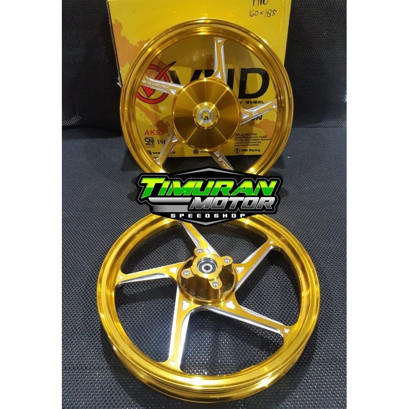 Jual VELG VND AK55 MIO 160 185 GOLD | Shopee Indonesia
