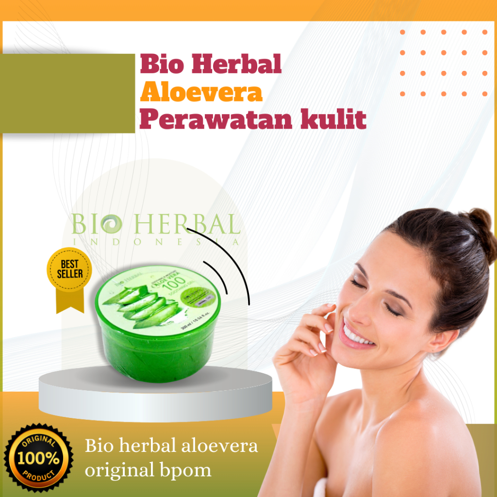 Jual Bio herbal ALOEVERA GEL 100% ORIGINAL ada tracking code ...