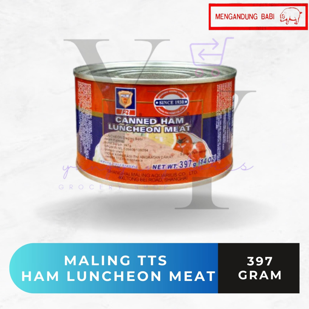 Jual Ham Maling TTS Premium Pork Luncheon Meat Kaleng 397 gram | Shopee ...