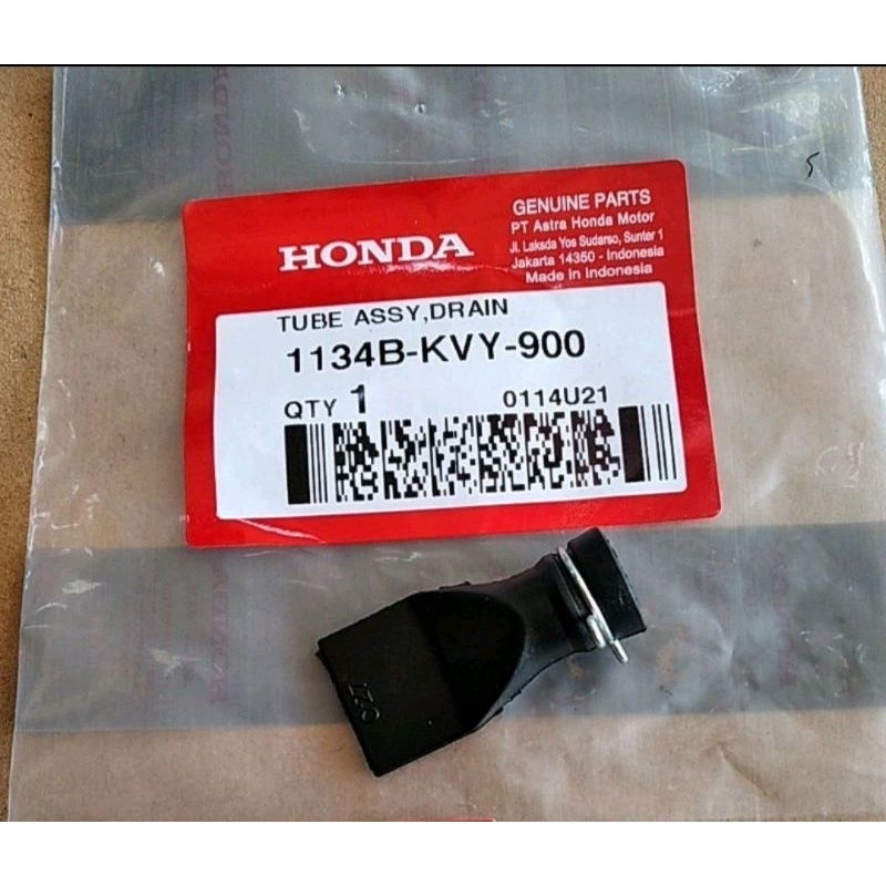 Jual Plug Air Cleaner Tube Assy Drain Filter 1134B-KVY-900 All matic ...