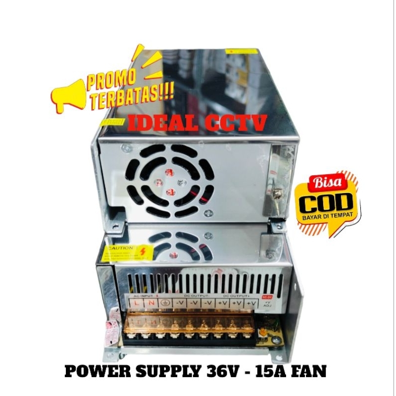 Jual Switching Power Supply PSU 36V 15A High Quality, 36 Volt 15 Ampere | Shopee Indonesia
