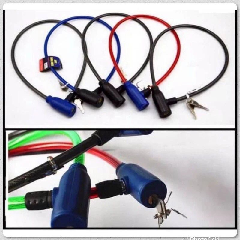 Jual Gembok Pengaman Sepeda Helm Motor Kunci Pengaman Anti Maling ...
