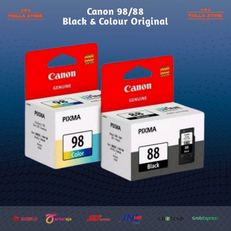 Jual Tinta Cartridge Printer Canon PG-88/CL-98 Black & Colour Original ...
