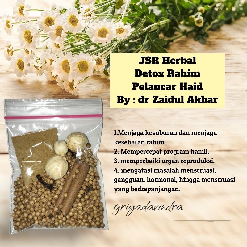 Jual Ramuan JSR paket 10 hari detoks rahim by Dr Zaidul Akbar Promil ...
