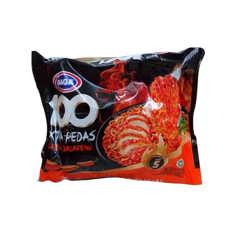 Jual Mie Gaga 100 Extra Pedas Goreng Jalapeno 1 Pcs | Shopee Indonesia