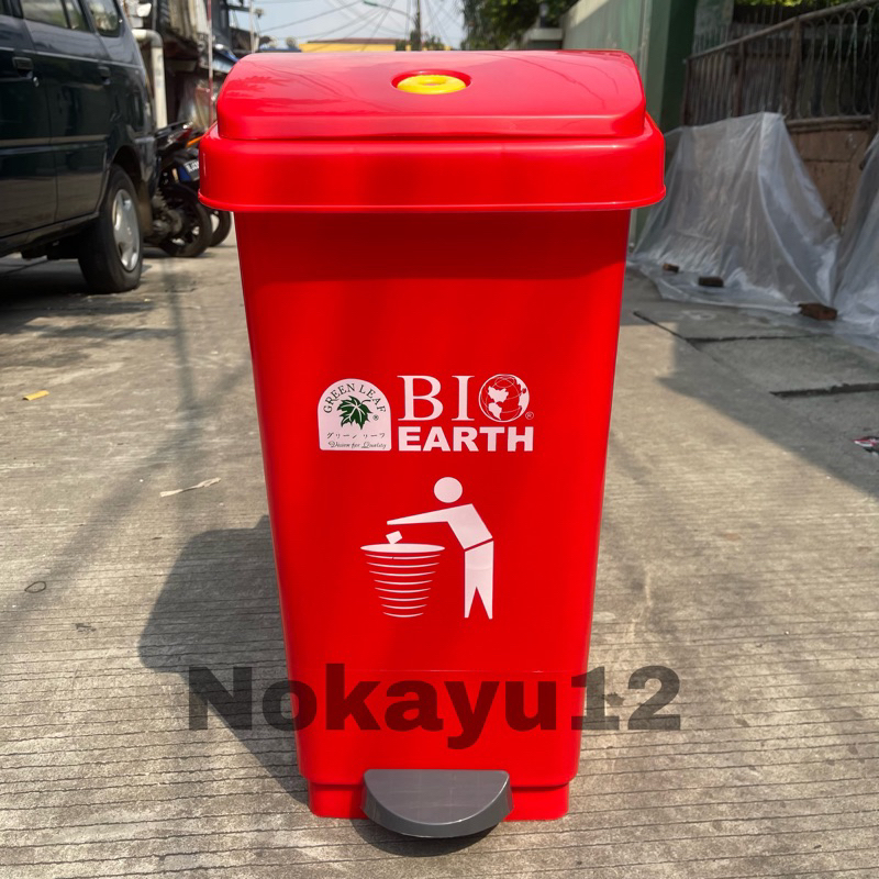 Jual Green Leaf 2160 - Tempat Sampah Bio Dustbin Earth 50 Liter Injak 2160 | Shopee Indonesia