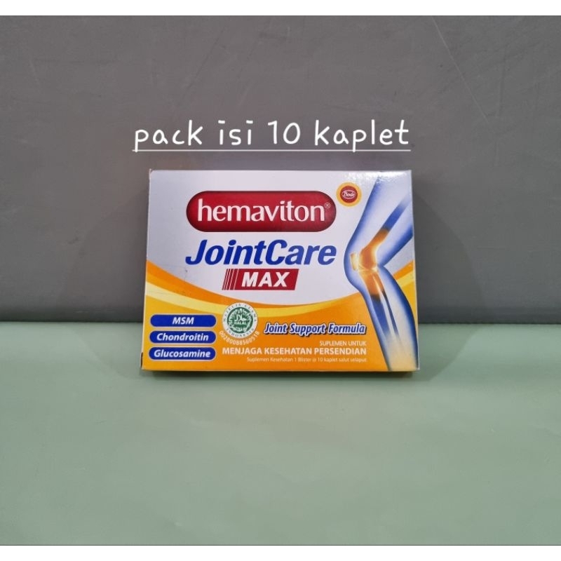 Jual HEMAVITON JointCare joint care Max suplemen persendian blister isi ...