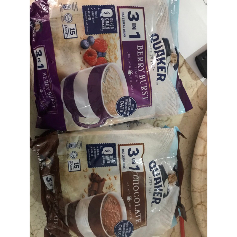 Jual Quaker out 3in1 Made in Malaysia | Shopee Indonesia