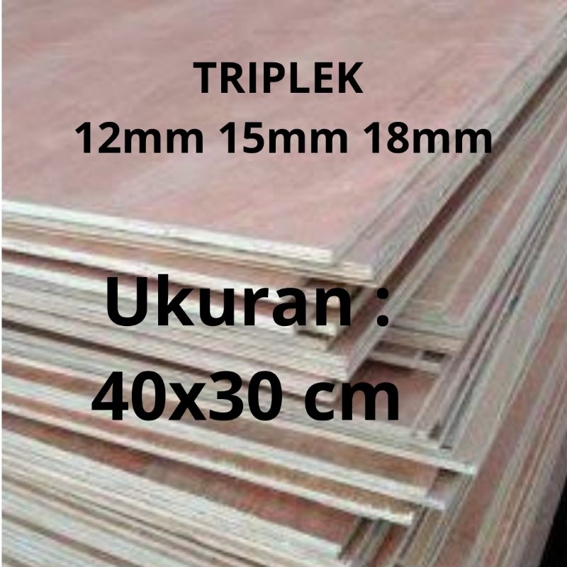 Jual triplek 12mm 15mm 18mm 40x30cm | Shopee Indonesia
