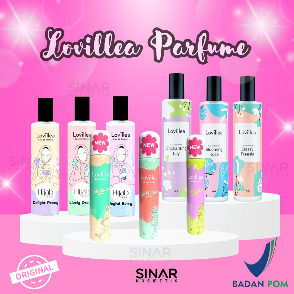 Jual Lovillea Eau De Parfum 100 ml / Love EDP Botol Kaca / Body Spray ...