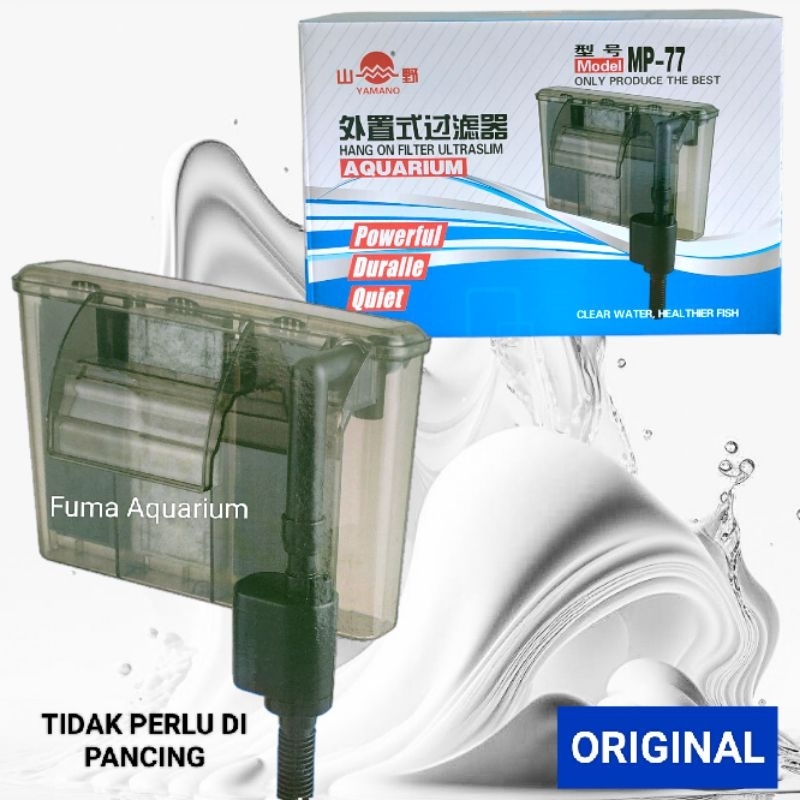 Jual YAMANO MP-77 FILTER GANTUNG ULTRA SLIM Hang on Filter AQUARIUM ...
