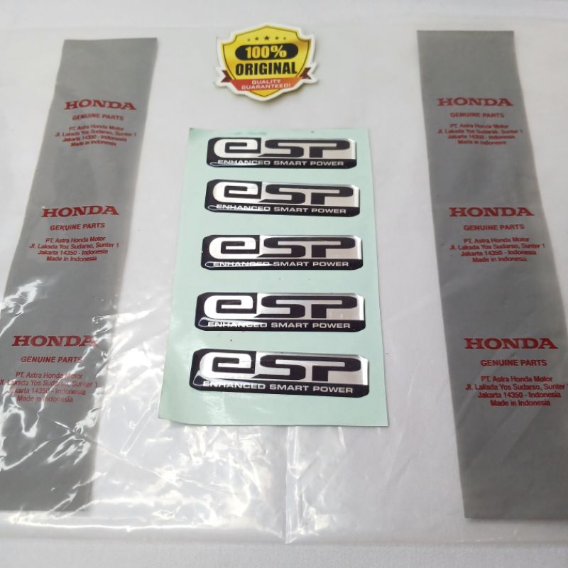 Jual (5pcs)logo emblem esp box filter udara honda beat vario scoopy ...