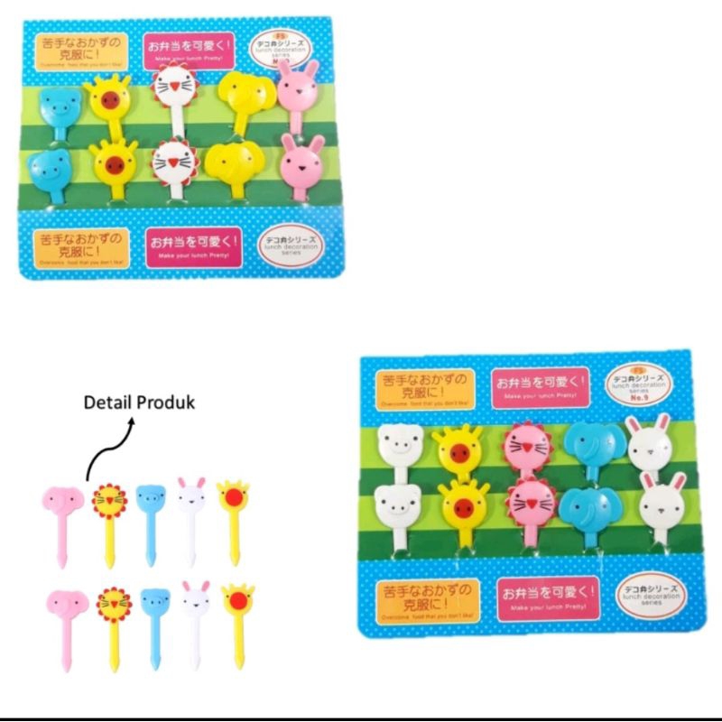Jual Tusukan bento, Tusuk bento, tusukan kue, tusukan buah, alat makan ...