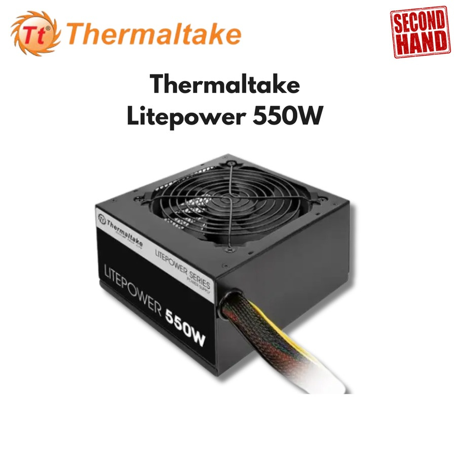 Jual Thermaltake Litepower 550W Sleeve Cable Power Supply | Shopee ...