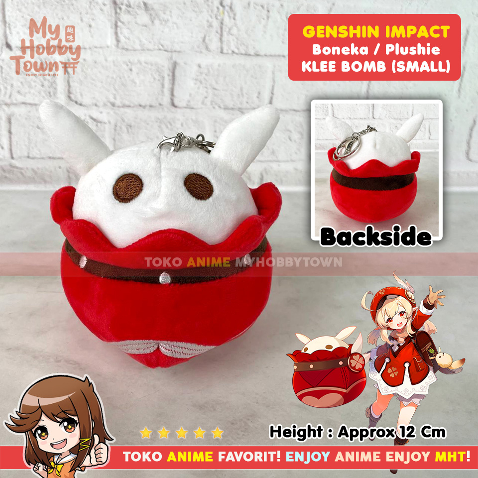 Jual Gantungan Kunci Boneka Anime Game Karakter Genshin Impact Klee ...