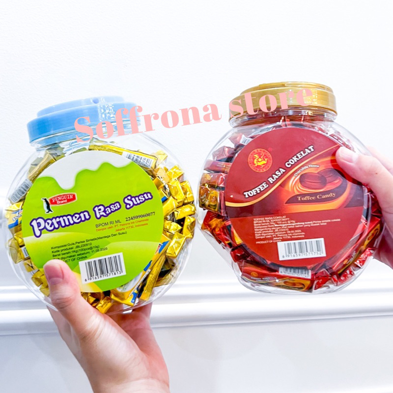 Jual PERMEN RASA SUSU DAN RASA COKELAT TOFFEE CANDY PERMEN LUNAK 1 ...