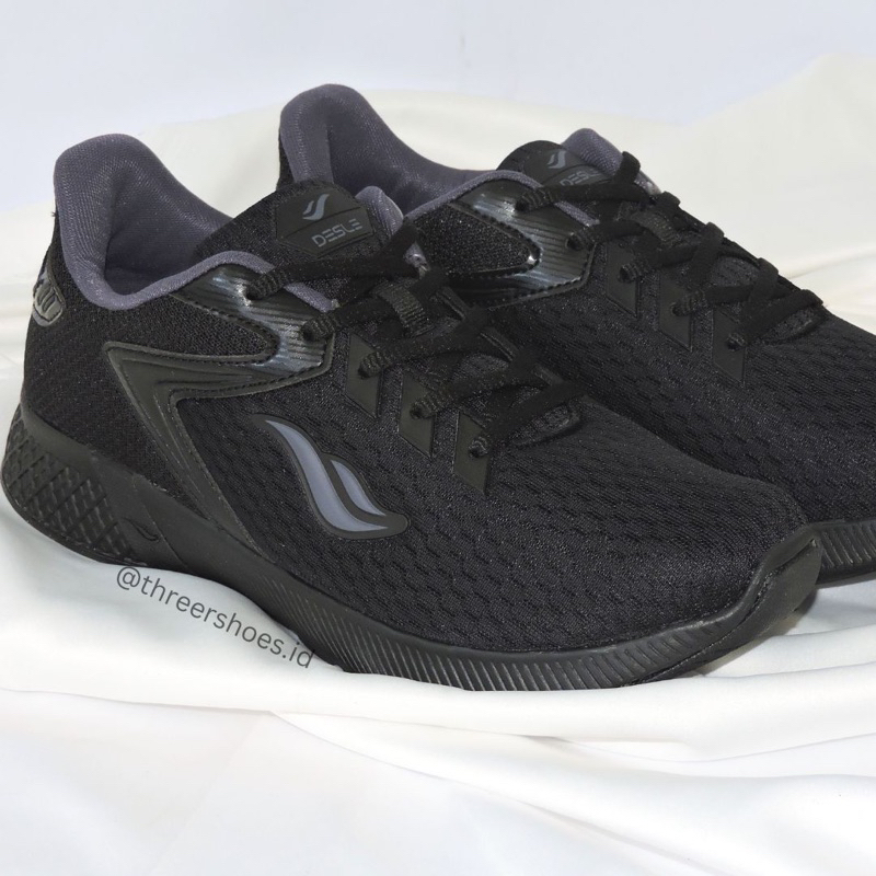 Jual Sepatu Desle Stanley Walker Hitam/Hitam 100% Original | Shopee ...