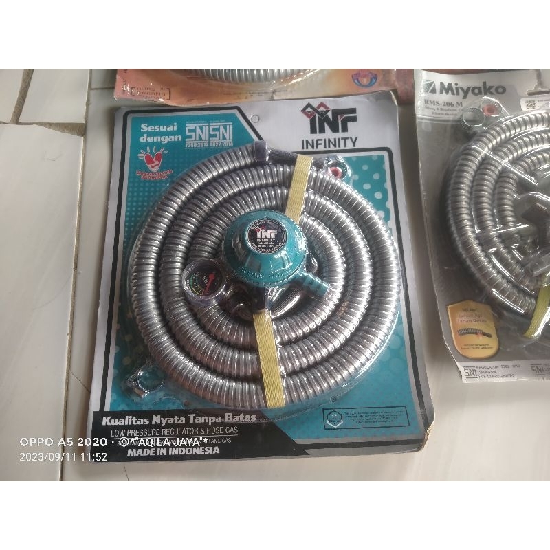 Jual infinity selang gas regulator / regulator & house gas | Shopee ...