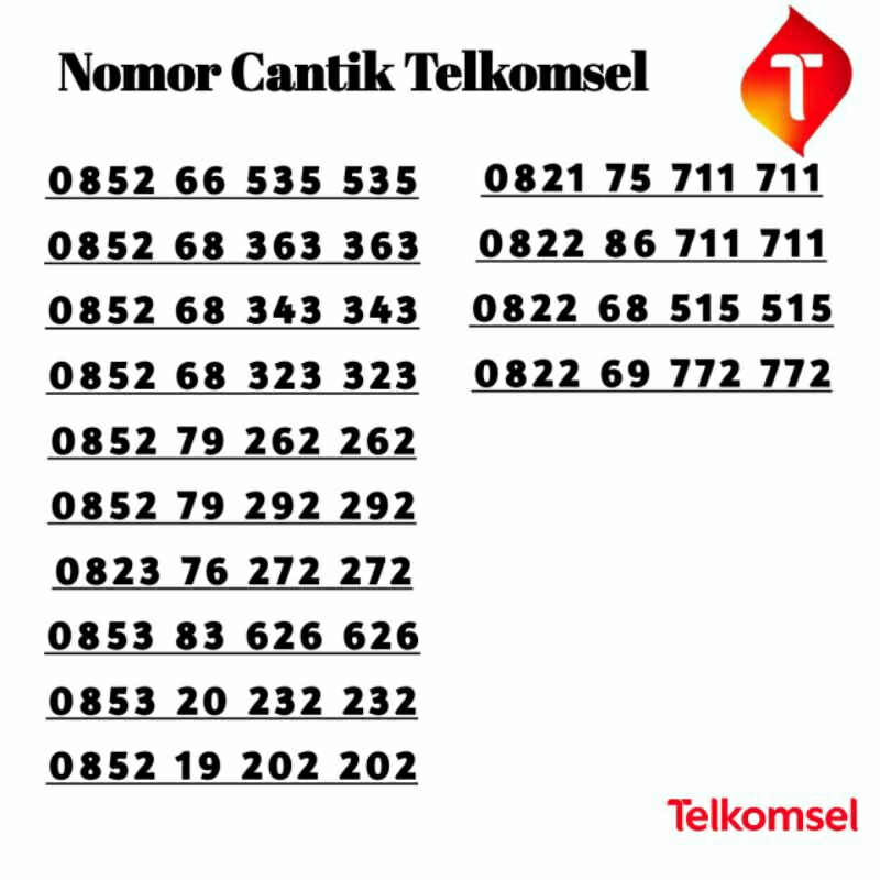 Jual Nomor cantik telkomsel - Nomor Cantik KARTU as - Nomer Cantik ... Jual Nomor cantik telkomsel - Nomor Cantik KARTU as - Nomer Cantik ...