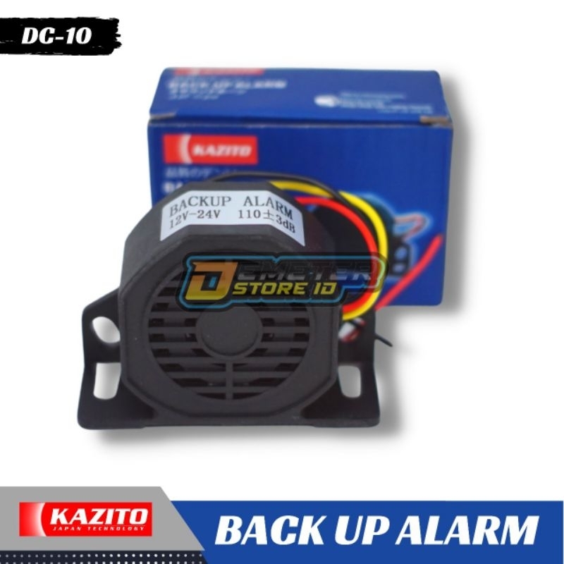Jual Alarm Mobil Mundur Reverse Sounds Dual Tone Backup Alaram 105dB 12 ...
