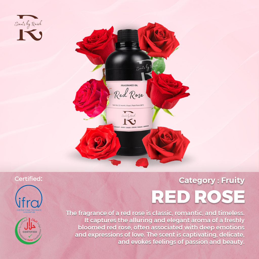 Jual PREMIUM 100gr Red Rose Fragrance oil Pengahrum Reed Difuser ...