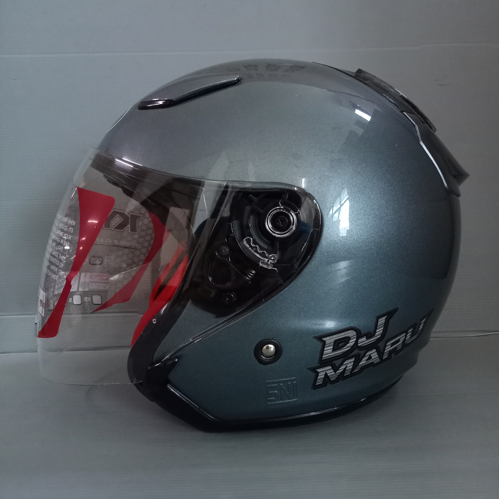 Jual HELM KYT DJ MARU SOLID / KYT HALF FACE DJ MARU WHITE / KYT DJ MARU BLACK / KYT DJ MARU ...