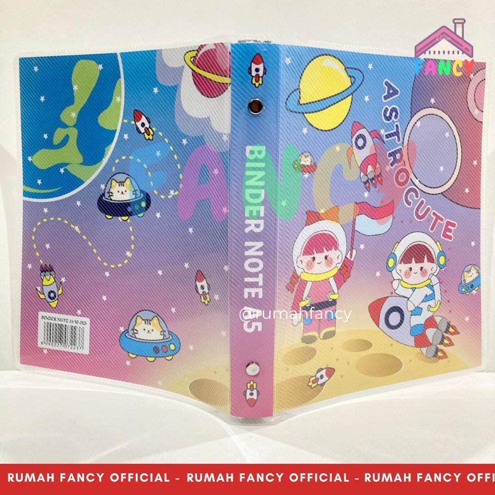 Jual Map Binder Notes Plastik Besi Motif Printing Ukuran A5 / Map file ...
