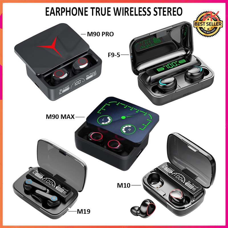 Jual ANK HEADSET BLUETOOTH TWS WIRELESS STEREO GAMING M10/F9-5/M19/M90 MAX/M90 PRO/M30 PRO ...