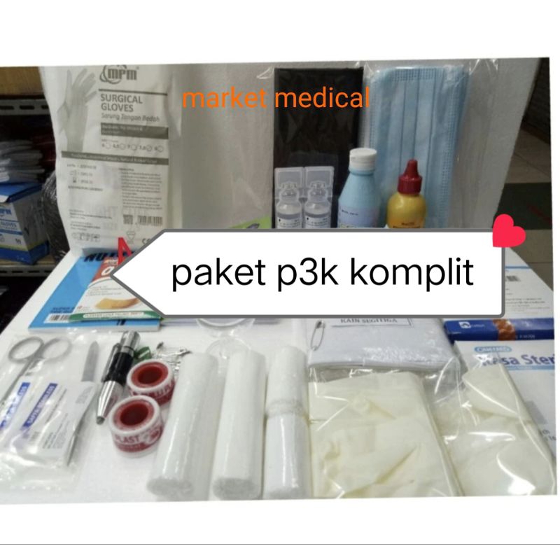 Jual isi Paket P3K Komplit Murah Tipe A/ Frist Aid Kit | Shopee Indonesia