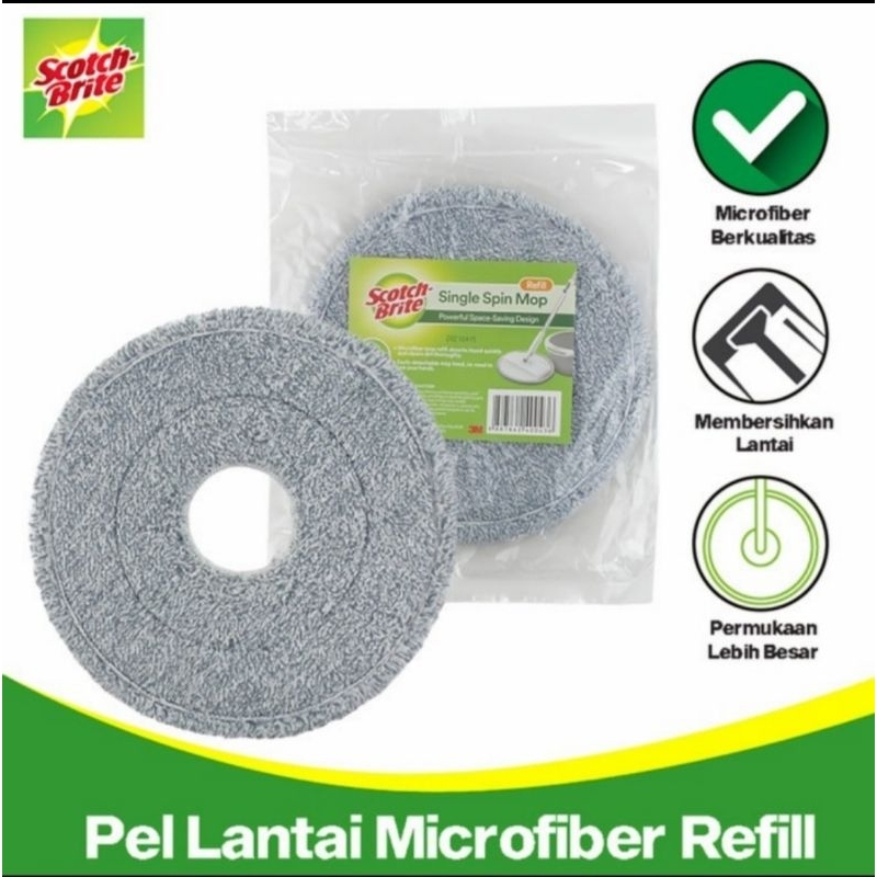 Jual Scotch brite 3M Refill alat pel single spin mob T6 | Shopee Indonesia
