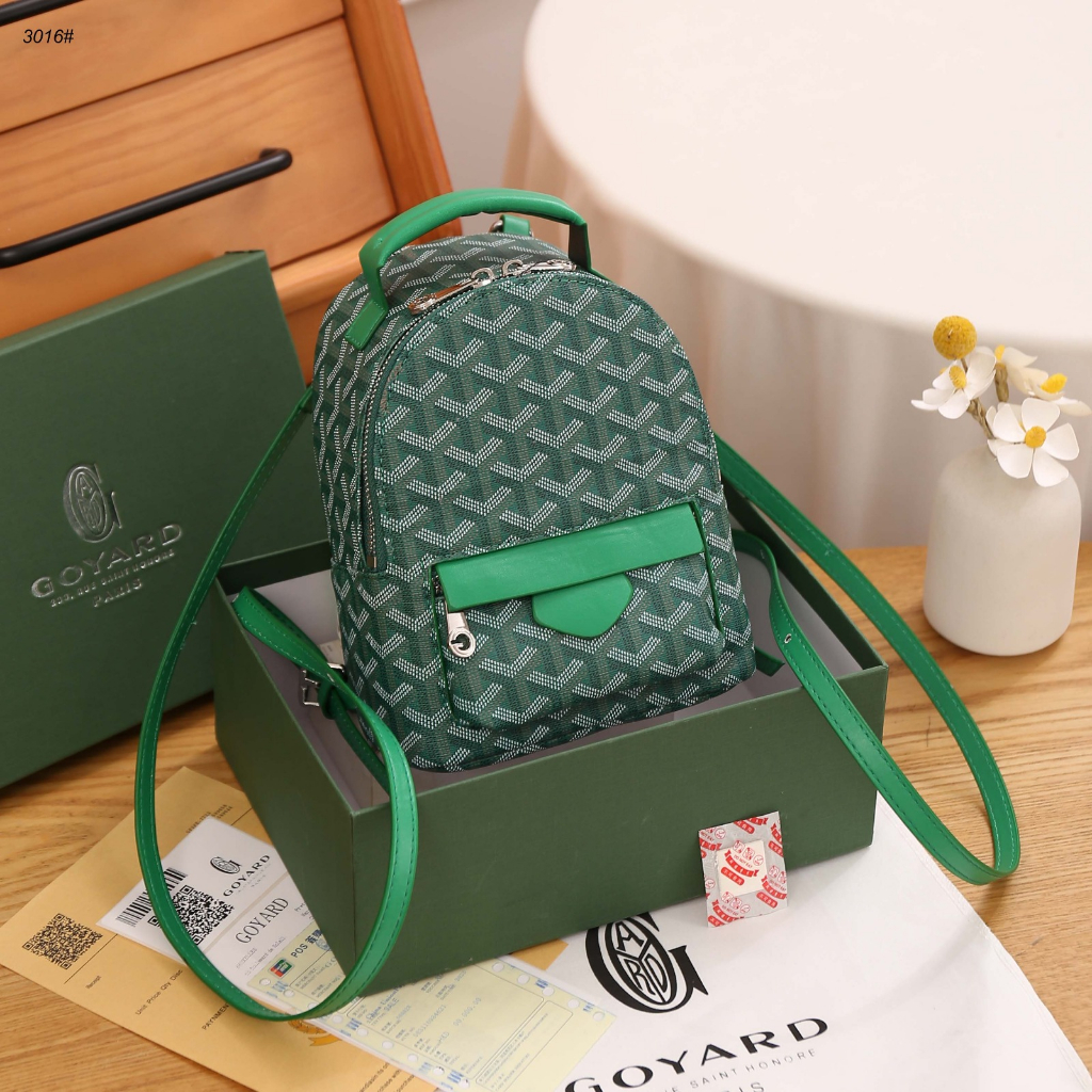 Jual gy 3016 Coated Canvas Mini Backpack | Shopee Indonesia