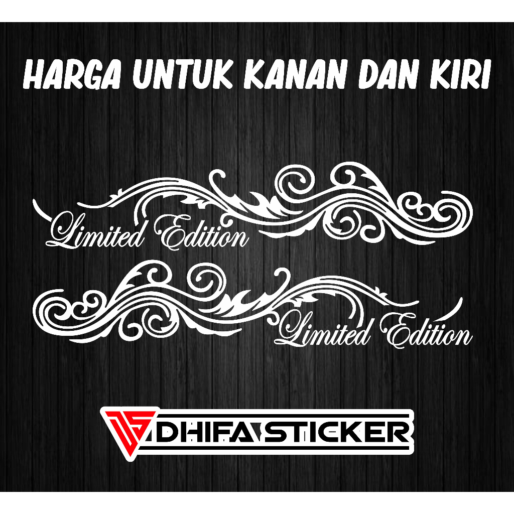 Jual STIKER TRIBAL STIKER LIMITED STIKER BODY MOTOR STICKER CUTTING ...