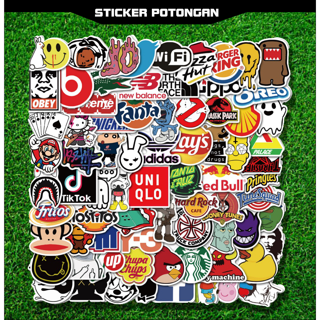 Jual 100pcs Stiker Logo Tahan Air Untuk Koper / Mobil / Skateboard ...