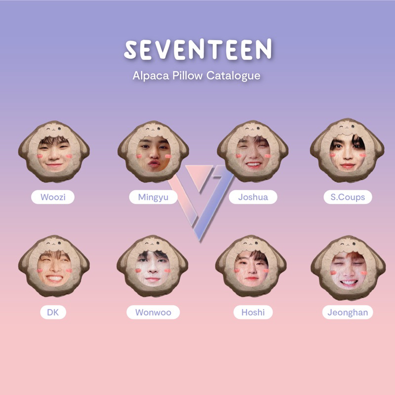 Jual NOTTE - Bantal Boneka Alpaca Series (Part 1) Custom Muka Kpop ...